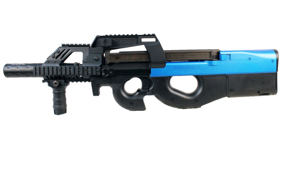 Classic Army P90 STR AEG Tactics Airsoft Gun Blue/Black. Solware Ltd.