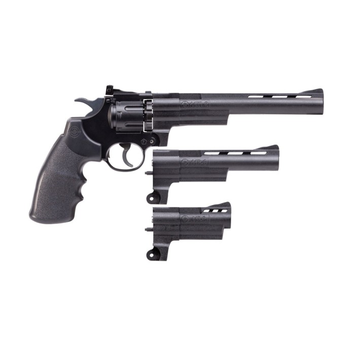 Crosman Triple Threat Revolver with 3 interchangeable barrels 4.5mm bb ...
