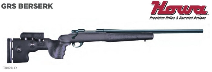 Howa 1500 GRS berserk Rifle, blued, cerakote, stainless and varmint ...