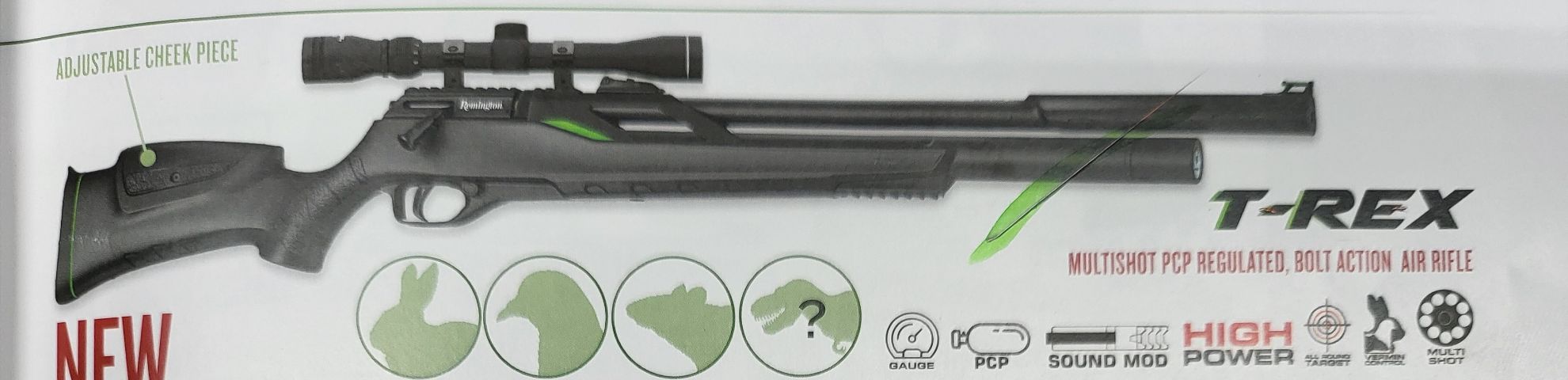 Remington T-Rex Air Rifle. Solware Ltd.