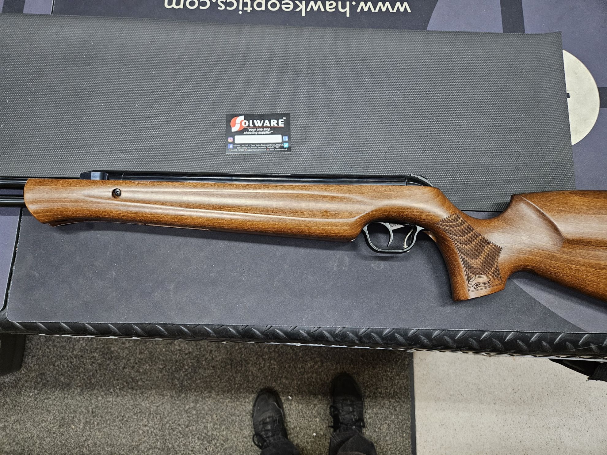 Used Walther LGU Master Pro .177. Solware Ltd.