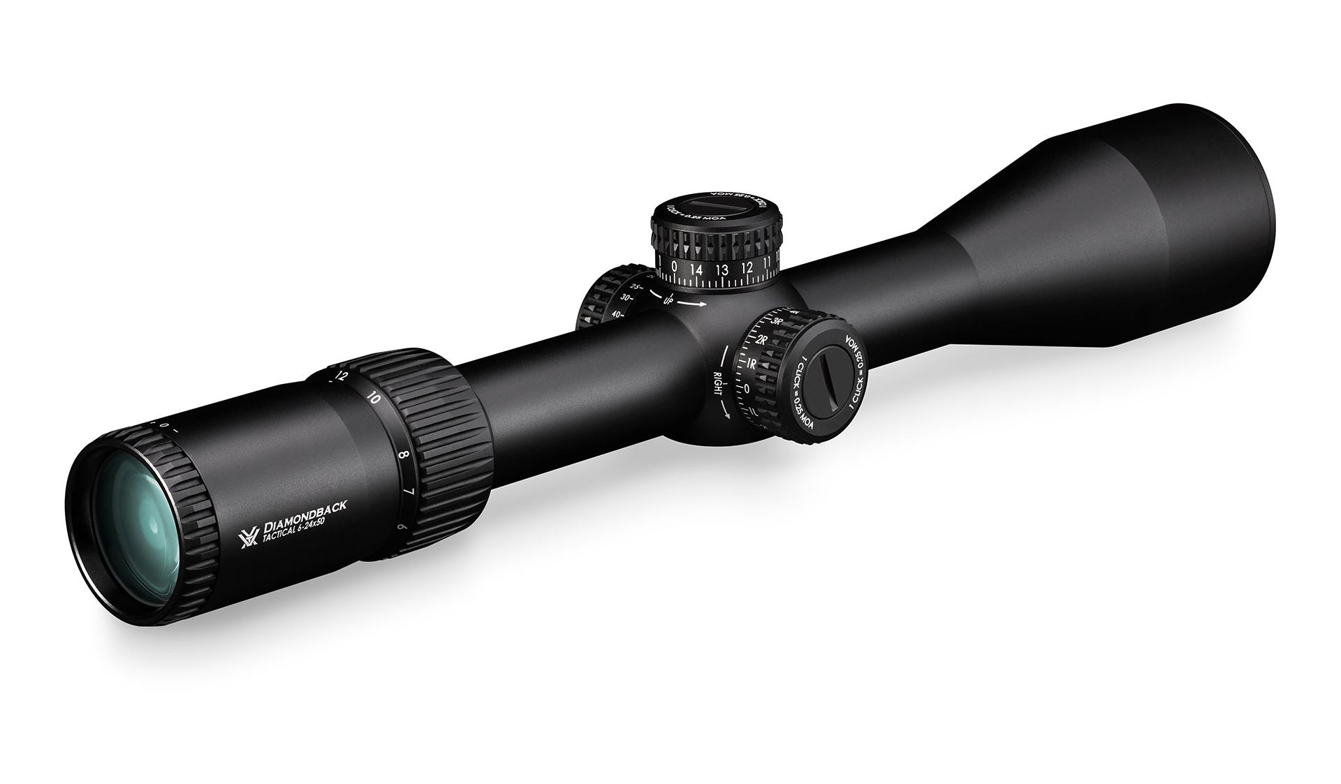 Vortex Diamondback Tactical FFP 6-24x50 MRAD Rifle Scope. Solware Ltd.