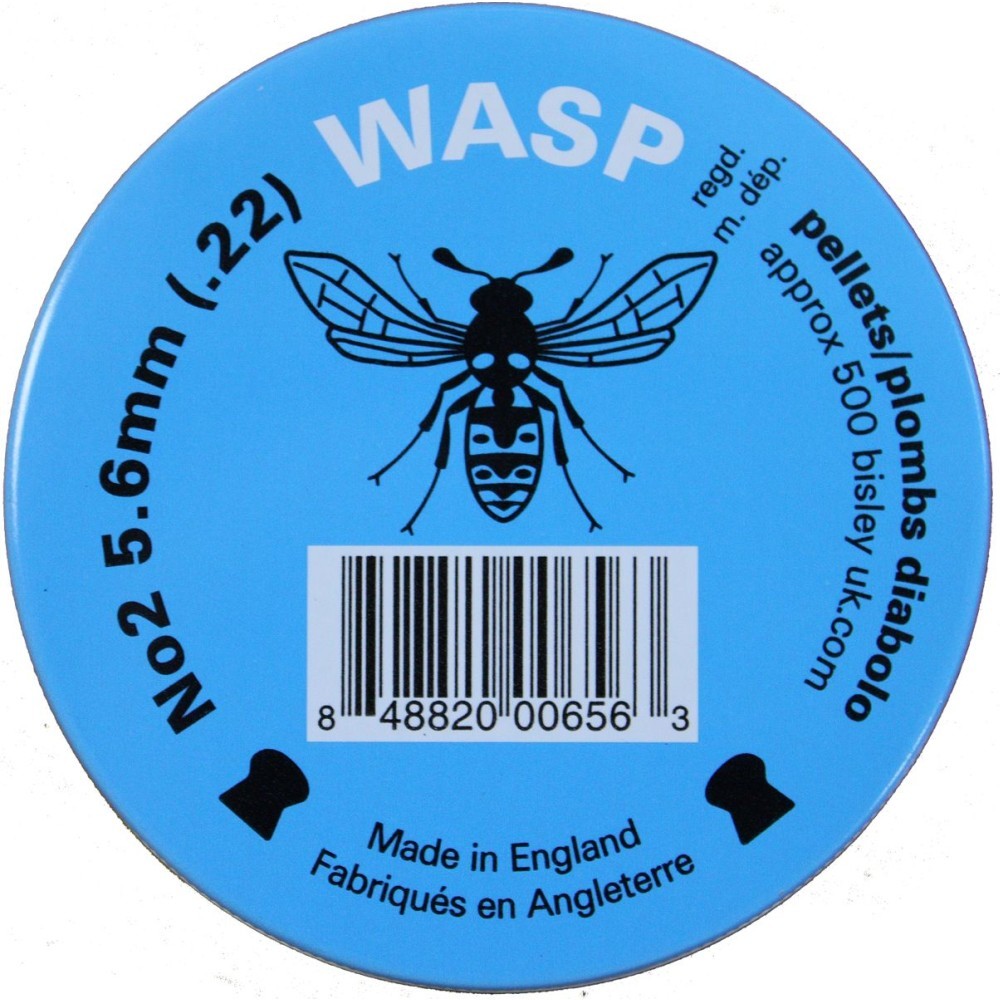 Wasp .22 5.6mm Lead pellets for Air Rifles and Air Pistols. Solware Ltd.