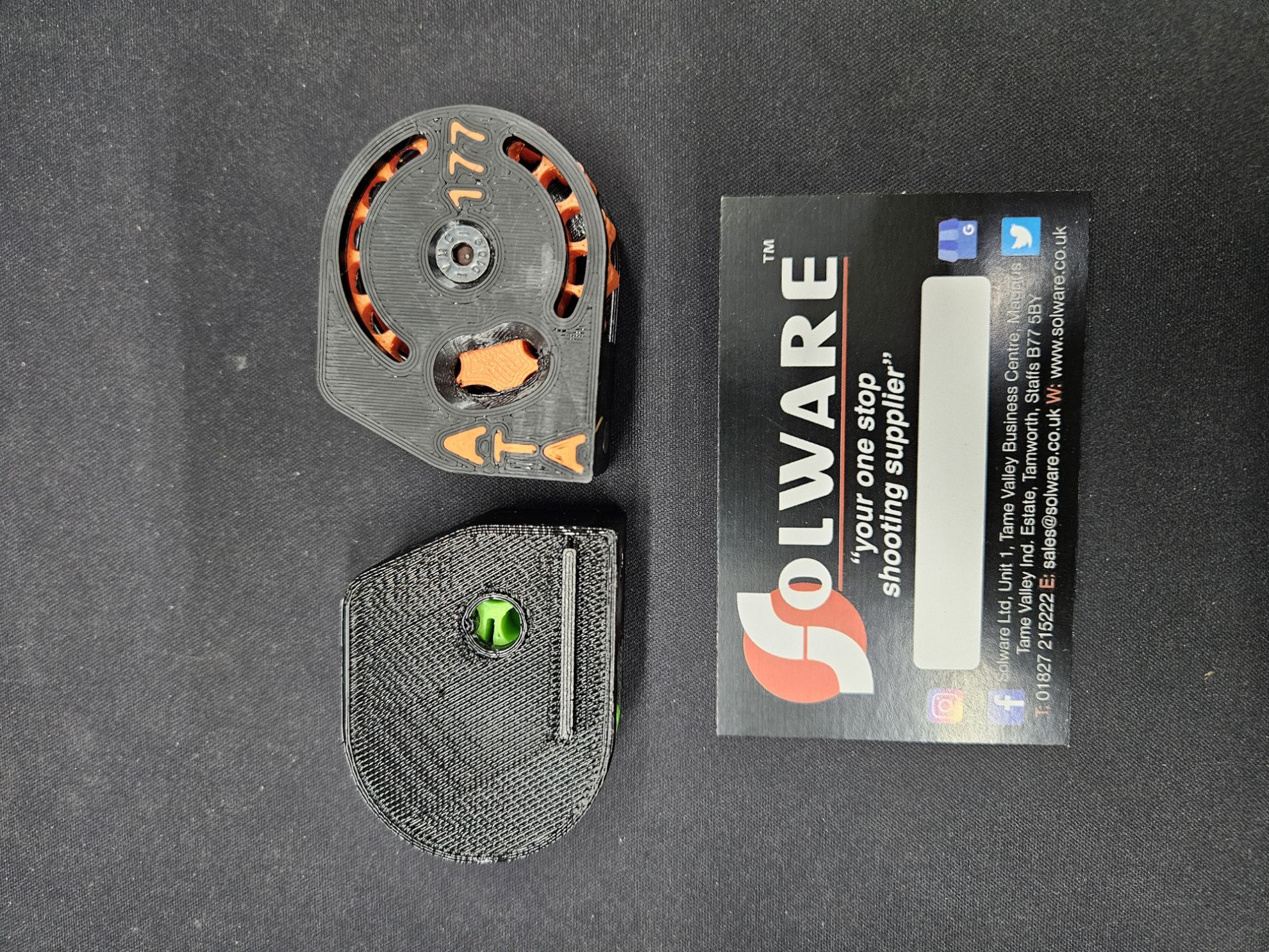 Webley Eagle 3D Printed Magazine. Solware Ltd.
